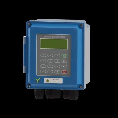 Water Plastic Body Wall Mounted Ultrasonic Flowmeter Application Media