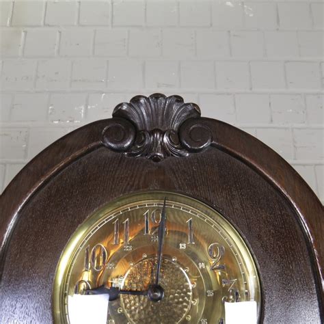 Standing Clock Jugendstil 1910 Oak Nostalgiepalast Nordhorn