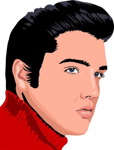 Drawing Elvis Presley Cartoon Clipart Full Size Clipart 5524346