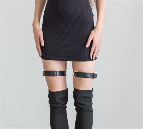 Leather Leg Garter Sleeve Garters For Women Thigh Garter Leather