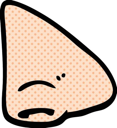 Comic Book Style Cartoon Nose 12551414 Vector Art At Vecteezy
