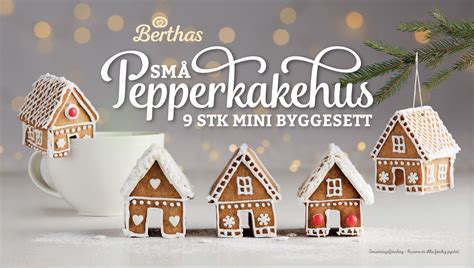 Berthas Pepperkakehus Solgård Design