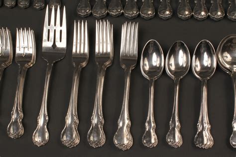 Lot 308 Towle Sterling Flatware French Provincial Pattern Case Auctions