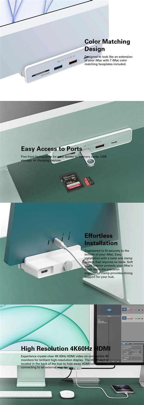 Hyperdrive Universal 6 In 1 Usb C Hub Pc Mac Hd34a8 Mwave