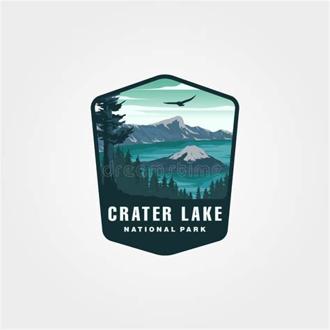 National Park Crater Lake Stock Illustrations 35 National Park Crater