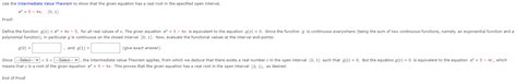 Solved Polynomial Function In Particular G Is Continuous