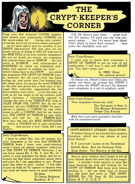 75 Years Ago Ec Revealed The First Tales From The Crypt