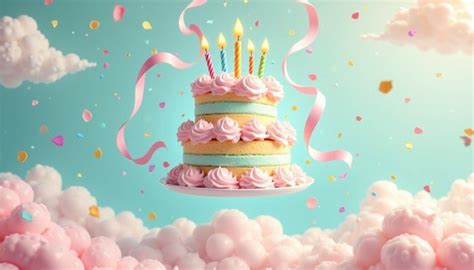 Free Floating Cake Fantasy Photo Cake Birthday Magical Download At Stockcake