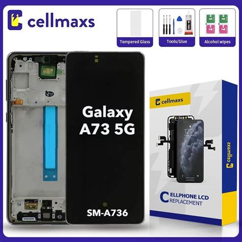For Samsung Galaxy A73 5g A736 Lcd Touch Screen Replacement Shopee