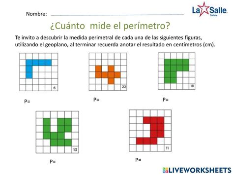 Ejercicio Interactivo De Perímetro Para Cuarto Grado De Primaria En