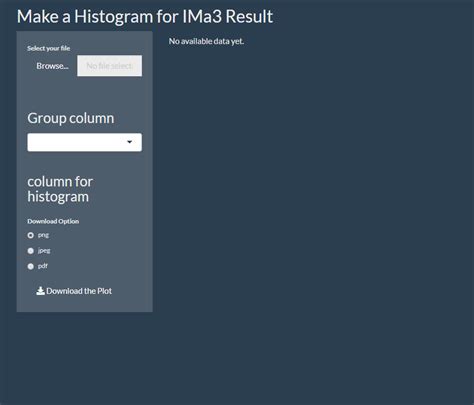 GitHub GGoYoungHee R Shiny IMa dashboard R shiny 이용해 IMa 의 결과 파일 히스토그램으로 시각화