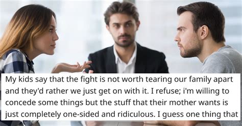 Aita For Fighting My Ex Wifes Demands In Our Divorce Even If Its