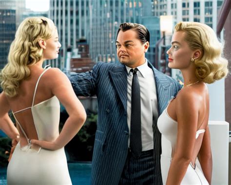 The Wolf Of Wall Street Leonardo Dicaprio And Margot Robbie