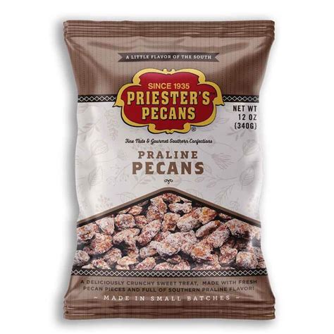 12 Oz Praline Pecans Bag Priesters Pecans