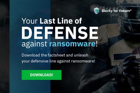 Blocky For Veeam® Your Last Line Of Defense Against Ransomware Mybusinessfuture