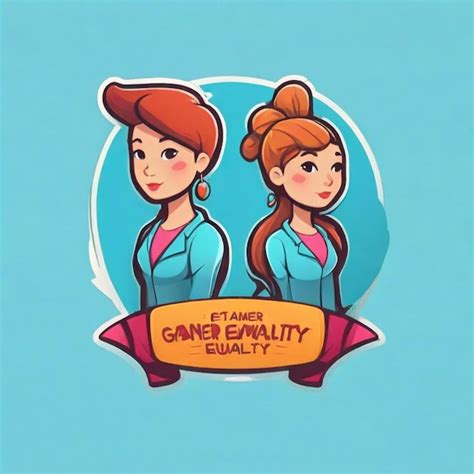 Premium Vector Gender Equality Cartoon Vector Background