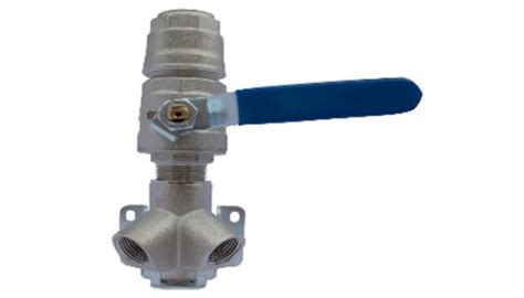 Double Outlet Elbow With Valve Bracket 45° Assy Ast