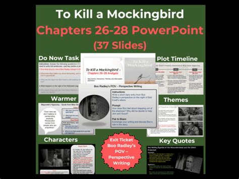To Kill A Mockingbird Chapters 26 28 Powerpoint Ppt Summary And