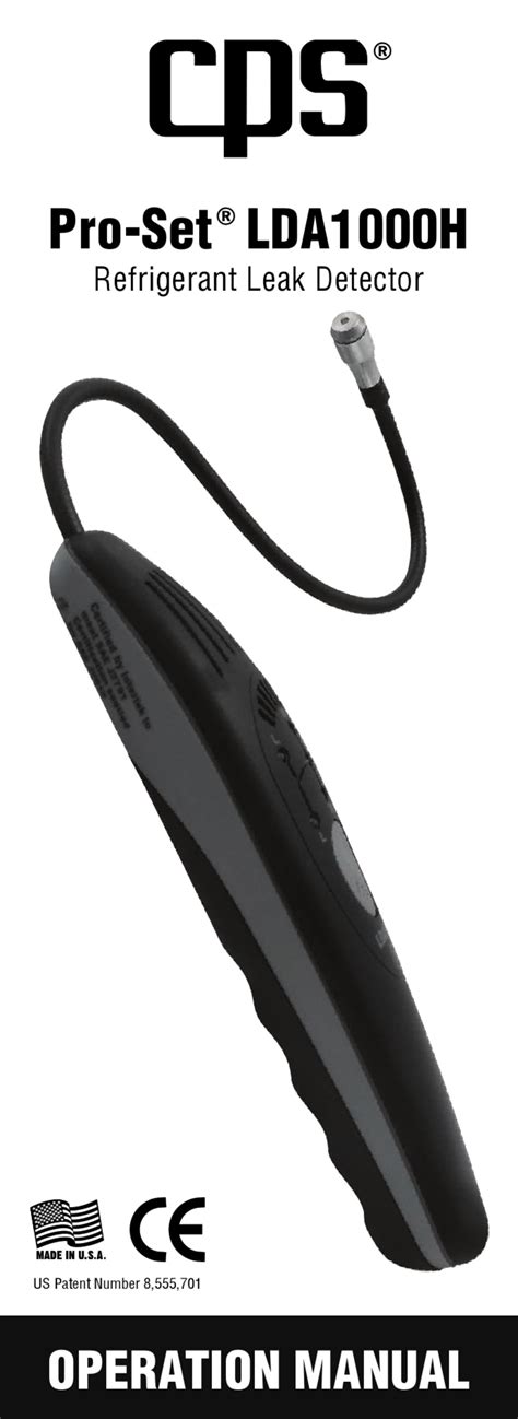 Cps Pro Set Lda1000uv Operation Manual Pdf Download Manualslib