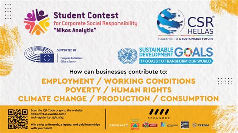2023 8th Student Contest For Csr Nikos Analytis Csr® Hellas