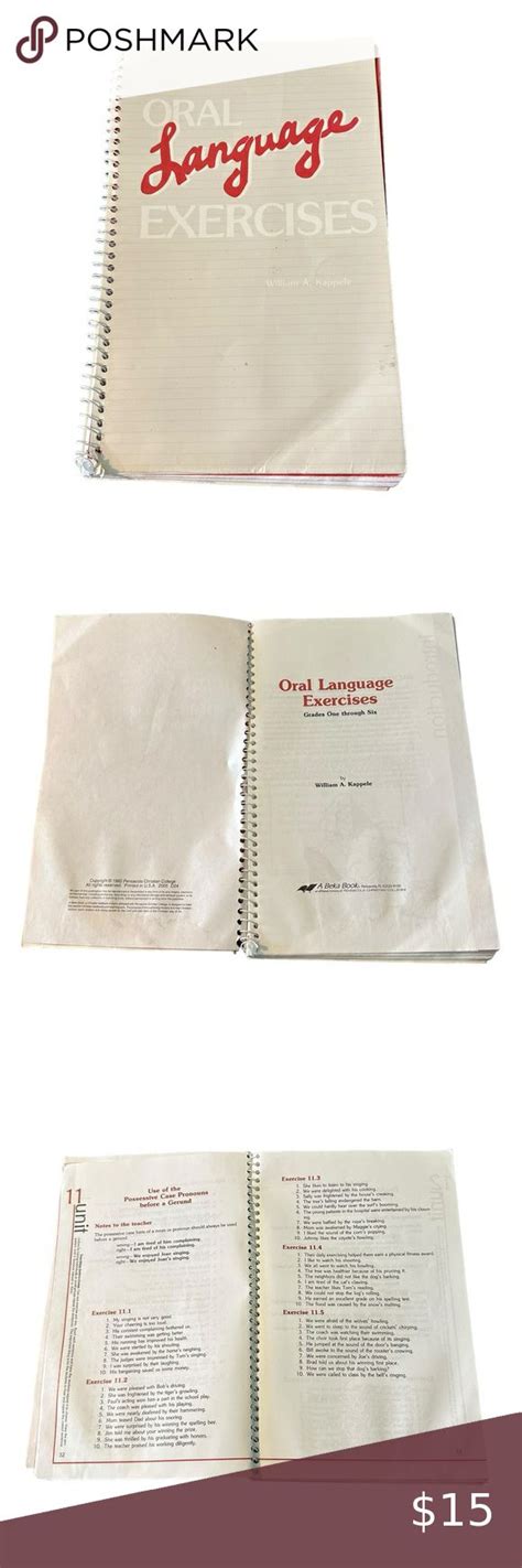 Abeka Oral Language Exercises For Grades 1 6 1982 Euc Abeka Language