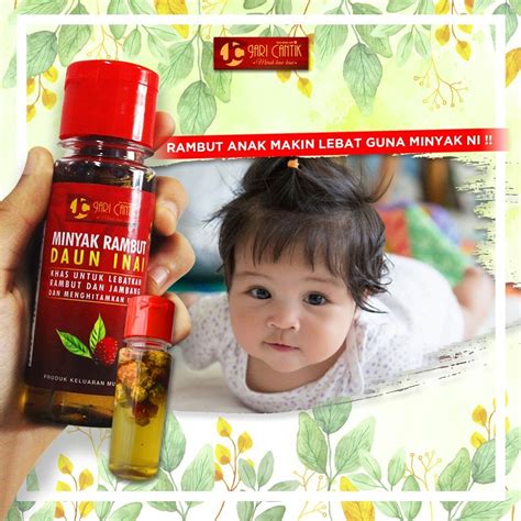 Inai Hair Oil Original Finger Oil Uban Care Hair And Mouse Layer Shopee Malaysia
