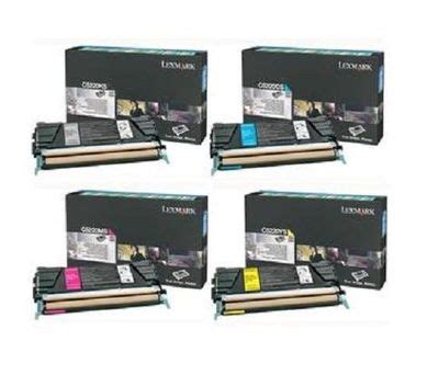 4 X Lexmark Toner C522 C524n C532n C534nc5220ks C5220cs C5220ms