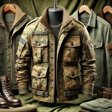 Veste Militaire Homme Style Militaire