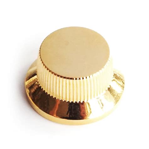 Stratocaster Control Knobs Metal Black Pearl Gold X1 Reverb