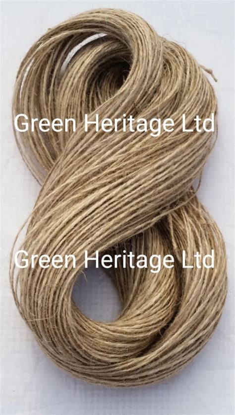 50m 2ply Jute Twine Sisal String Soft Natural Brown Burlap Rustic Cord