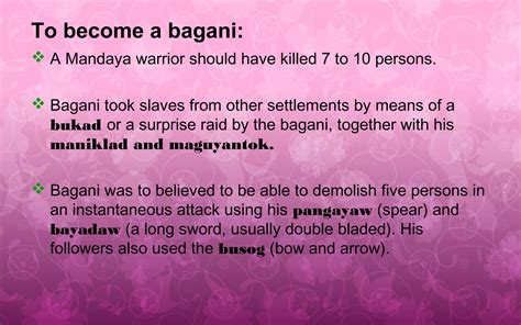 The Mandaya Of Davao Oriental Ppt