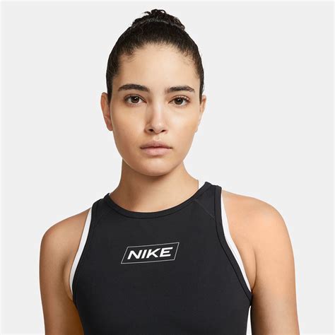 Nike Pro Dri Fit Γυναικεία Αμάνικη Μπλούζα Μαύρη Dq5593 010