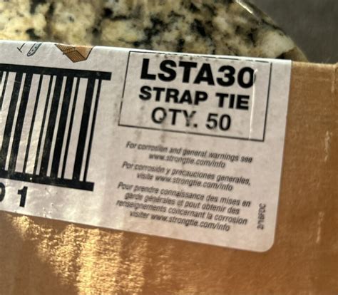Simpson Strong Tie Lsta30 30 Inch Strap Tie 50 Pk 10044315667401 Ebay