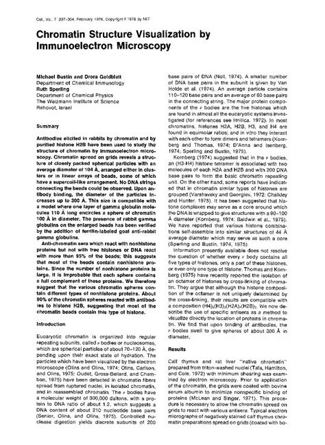 Pdf Chromatin Structure Visualization By Immunoelectron Microscopy Dokumen Tips