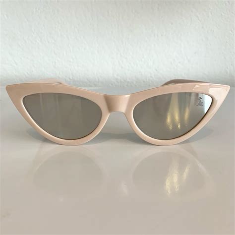 Óculos Solar Uv400 Acetato Semi Brilho Gatinho Nude Aina Bikini
