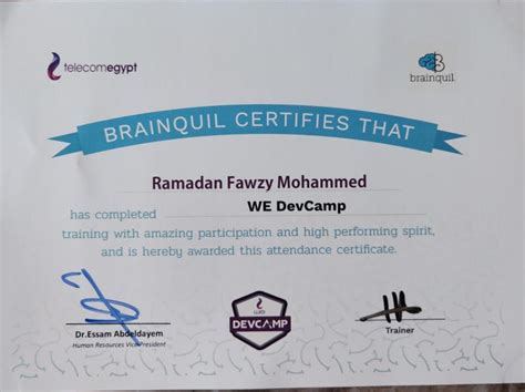 Ramadan Babers Phd On Linkedin Devcamp We Te Camp Development