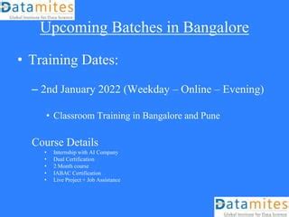 Python Developer Course In Bangalore January PPT