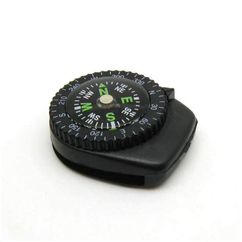 18mm Mini Button Paracord Compass With Sleeve Haowind