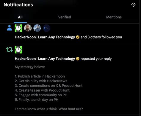 Testimonials Hackernoon
