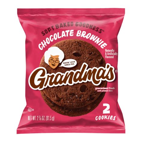Frito Lay Grandmas Cookies Chocolate Brownie 25oz 10ct