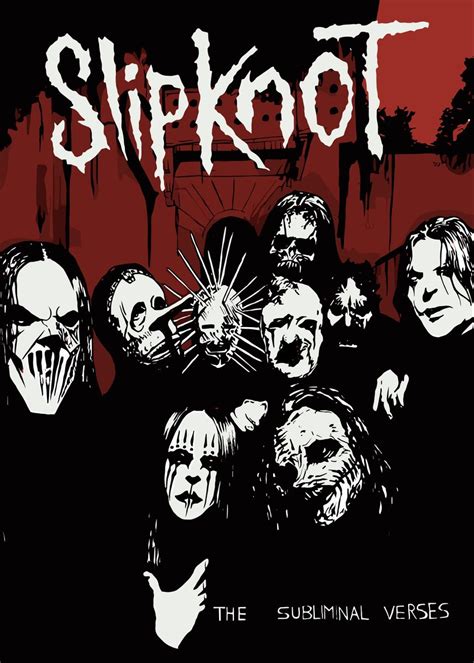 Slipknot Album Cover Poster Picture Metal Print Paint By Eun Jin