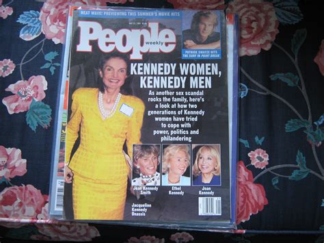 People Weekly Jacqueline Kennedy Onassis Kennedy Women Kennedy Men Jean