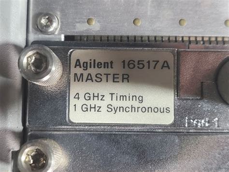 Agilent 16702b Logic Analyzer Rescience