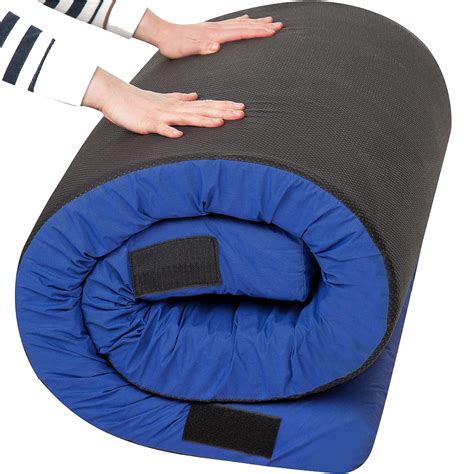 Matrix Cell Memory Foam Camping Mattress Pad Roll Up Mattress Floor Mattress For Adults Roll