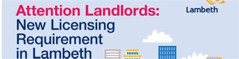 Project Selective Licensing Scheme London Borough Of Lambeth
