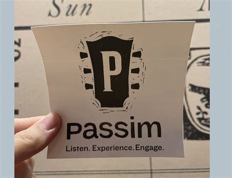 Passim Sticker Passim