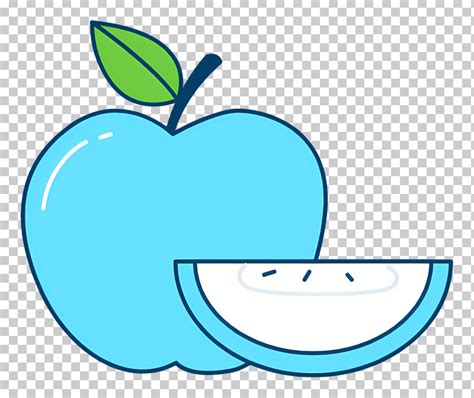 Apple Blue Apple Cartoon Illustration Png Clipart Apple Apple Lovers Apple Slices Blue