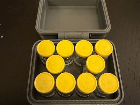 3ml Vial Storage Boxes Remixed By Toolage Makerworld Download Free 3d