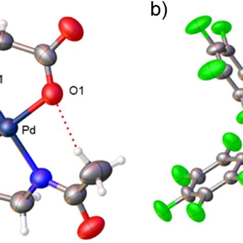 X Ray Molecular Structure Of Complexes 4 A Nbu4⁺ Omitted For