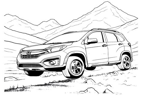 49 Honda Coloring Pages